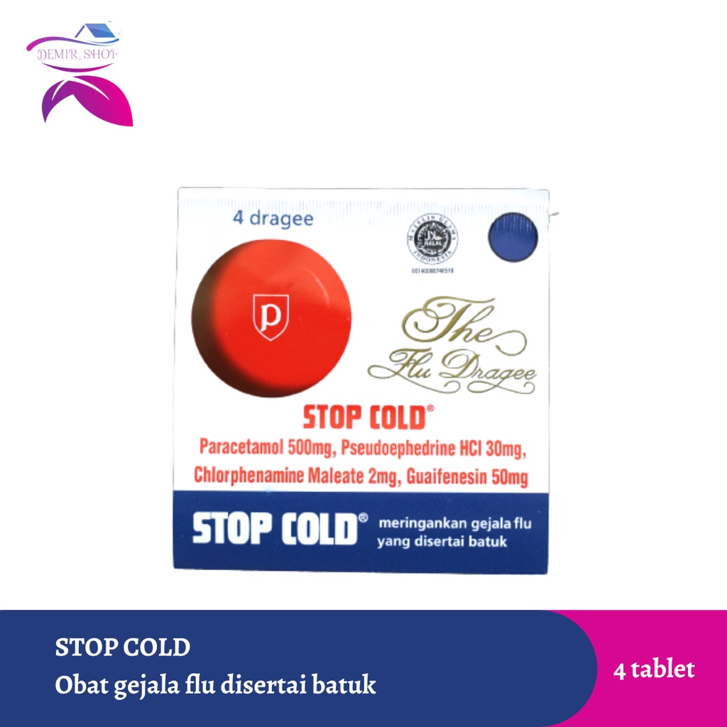 Jual Stop Cold Strip Obat Gejala Flu disertai Batuk / Obat Pilek ...