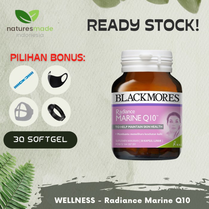 Jual Blackmores Radiance Marine Q10 30 Softgel | Shopee Indonesia