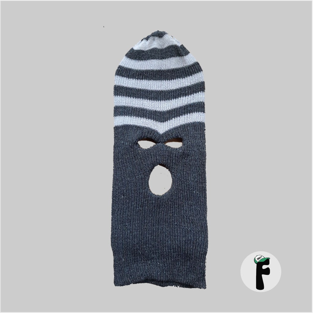 Jual Kupluk Ninja Tebal Salur - Kupluk Ninja Rajut Tebal Salur Dewasa ...