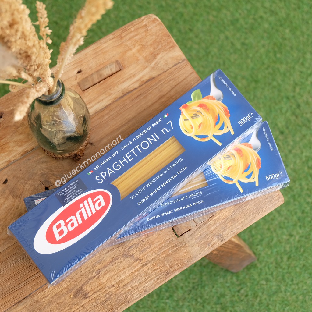 Jual PASTA Barilla spaghettoni no. 7 (500gram) | Shopee Indonesia