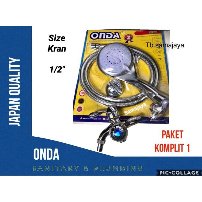 Jual ~^~^~^] Paket Shower Mandi Onda SO 250 + kran cabang K406. shower ...