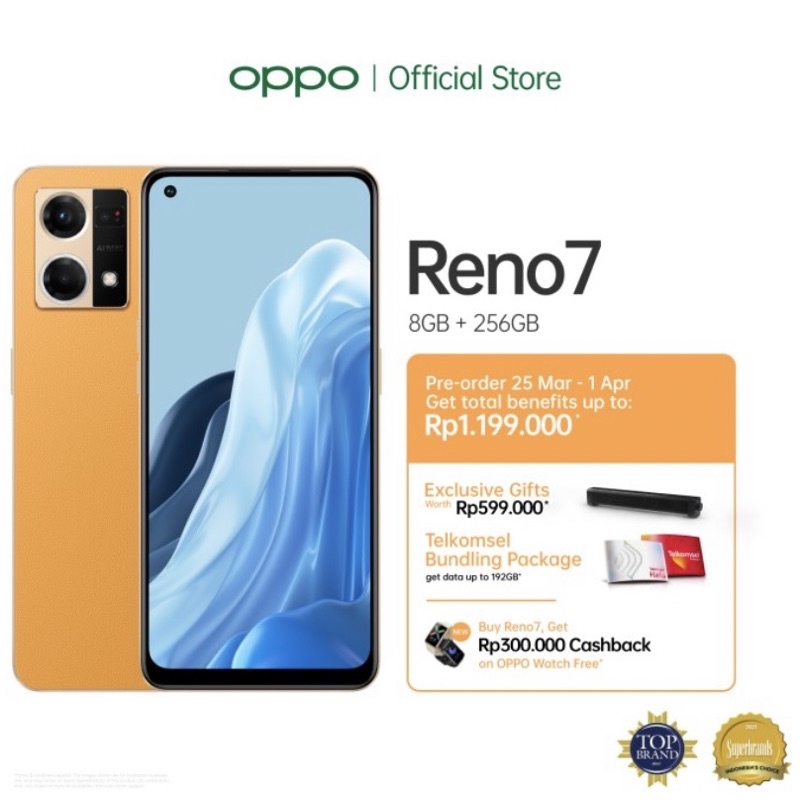 Jual Oppo Reno 7 4G 8/256GB | Microscope Camera | Star Ring Light ...