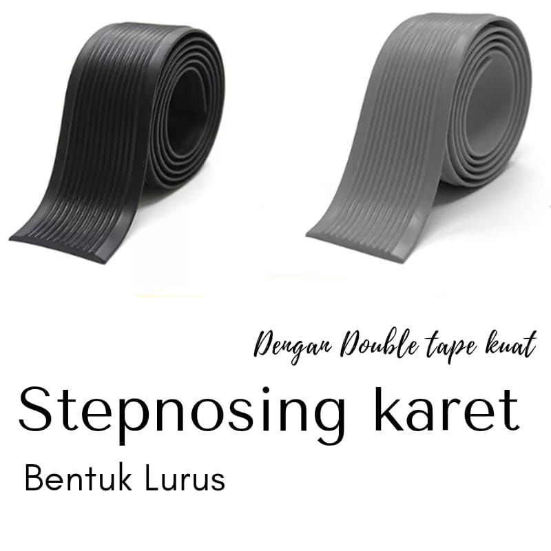 Jual Lis karet pengaman siku tangga anti slip Step nosing karet Type ...