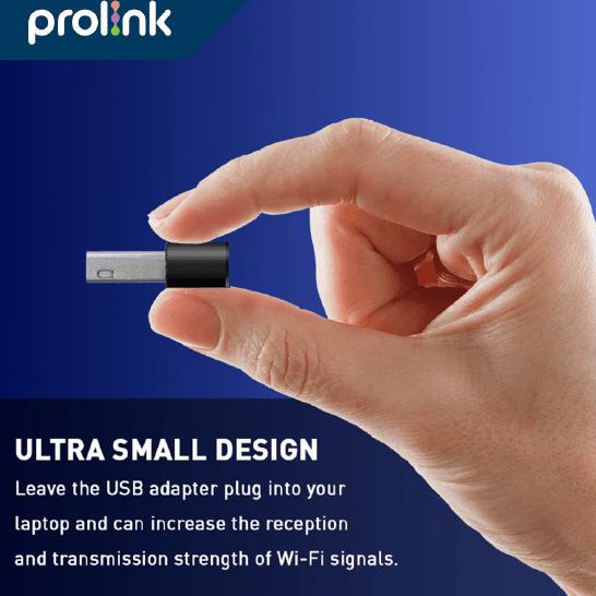 Jual Prolink Ac650 Wireless Usb Adapter Dongle Wifi Dual Band Dh5102U | Shopee Indonesia
