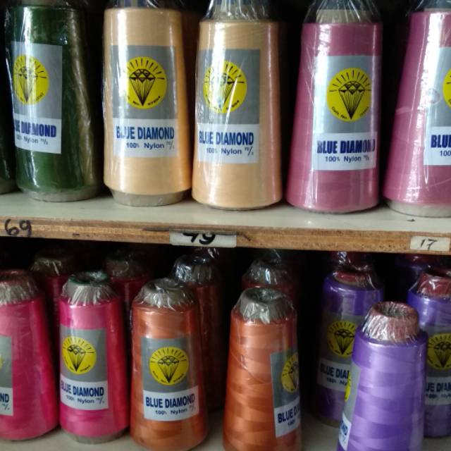 Jual Benang Neci / Benang Wolsum Blue Diamond 100% | Shopee Indonesia