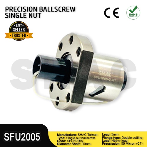 Jual SFU2005-4 Nut ballscrew - Original SHAC Taiwan | Shopee Indonesia
