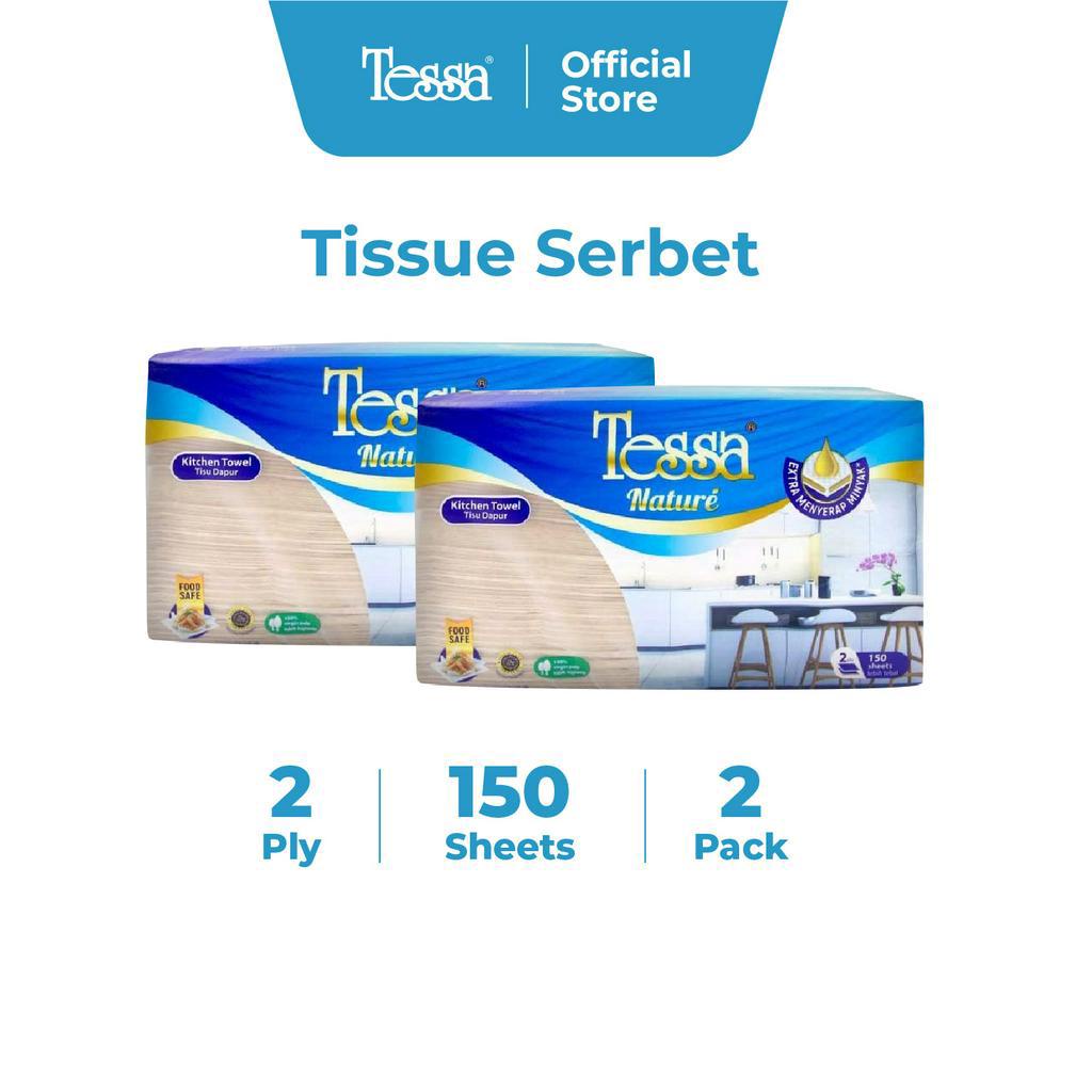Jual Tissue Tessa - 2 pack Nature Kitchen Towel Interfold 150s Unbleach ...