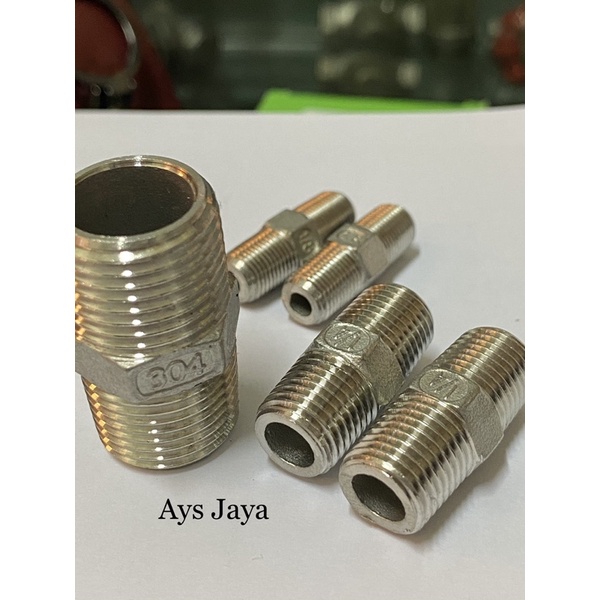 Jual Double Nepel / Nipple Stainless 304 1 1/2 “ Inchi | Shopee Indonesia