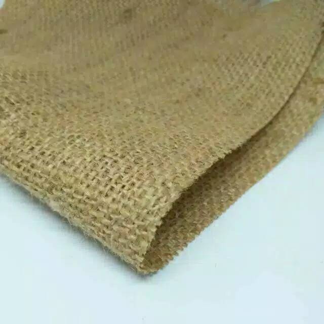 Jual Kain burlap / kain goni / kain rami / panjang 1 meter | Shopee ...