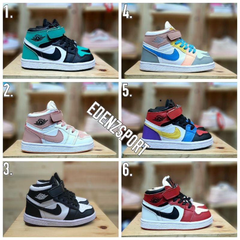Jual SEPATU NIKE AIR JORDAN 1 KIDS BAYI SEKOLAH ANAK | Shopee Indonesia