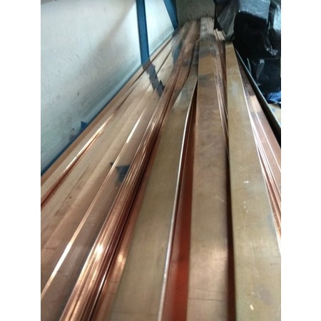 Jual Plat Tembaga 3x25 Busbar 3x25 3 x 25 Rel Rail Copper 3x25mm ...