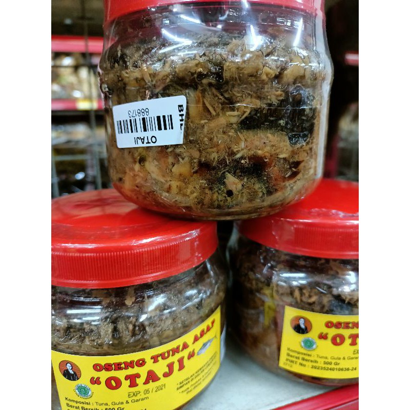 Jual oseng oseng IKAN tuna asap otaji 500grm ENAK MURAH | Shopee Indonesia