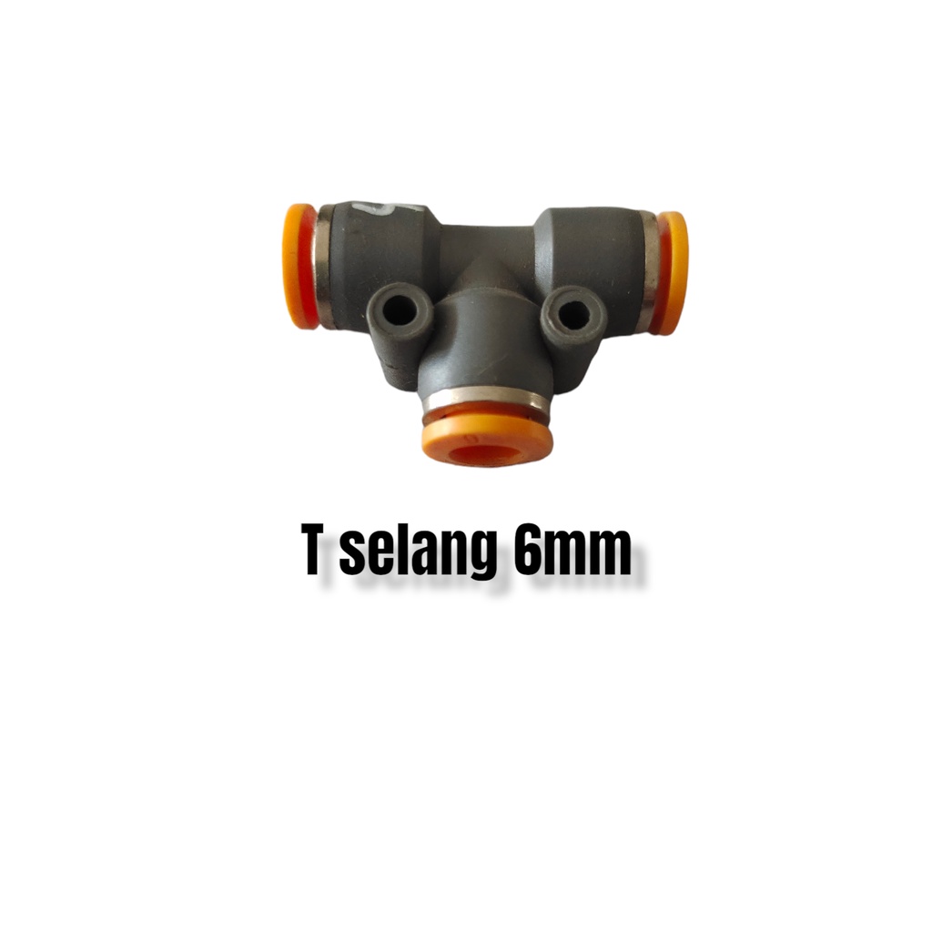 Jual FITTING NEPEL ANGIN MODEL T 6MM | Shopee Indonesia