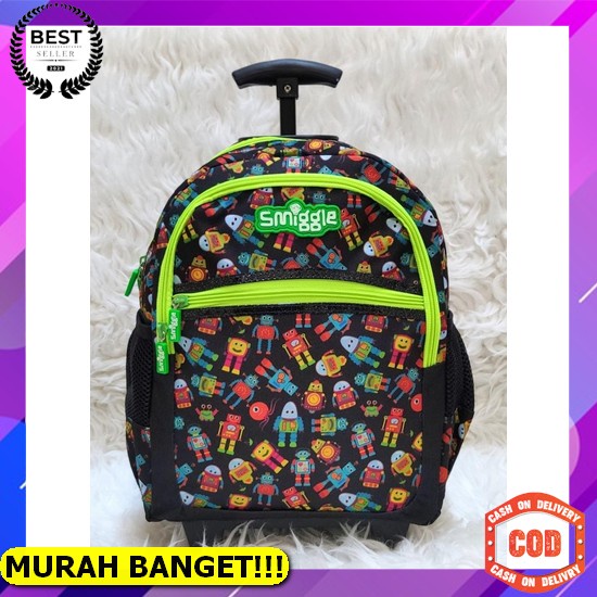 Jual Khanza_Olshop39 Tas Troli Anak Sd Boba Random Led Menyala Blink ...