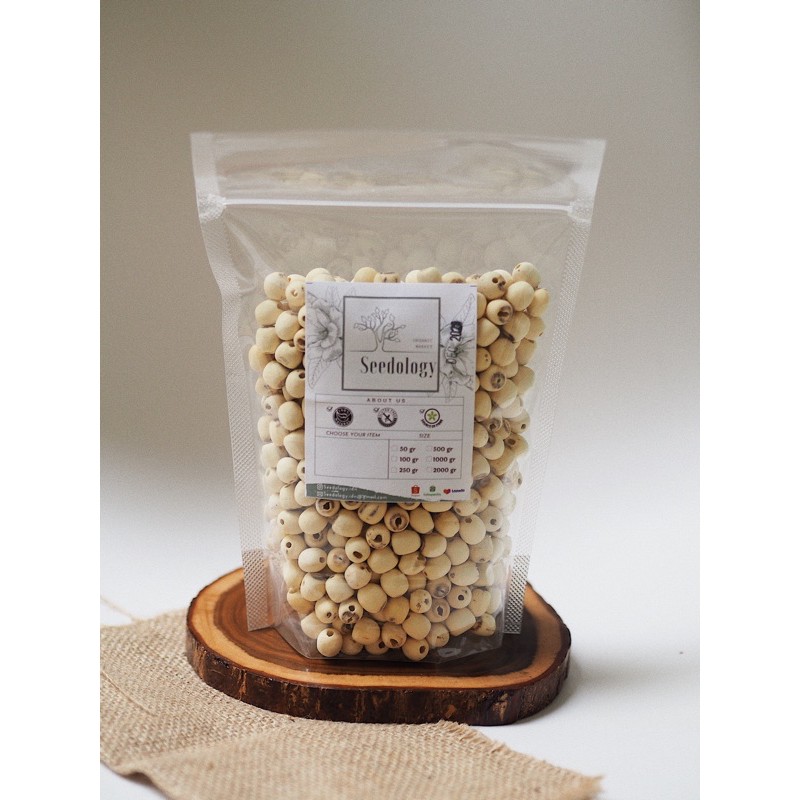 Jual Lotus Seed 250gr - Biji Teratai (Lian Zhi) | Shopee Indonesia