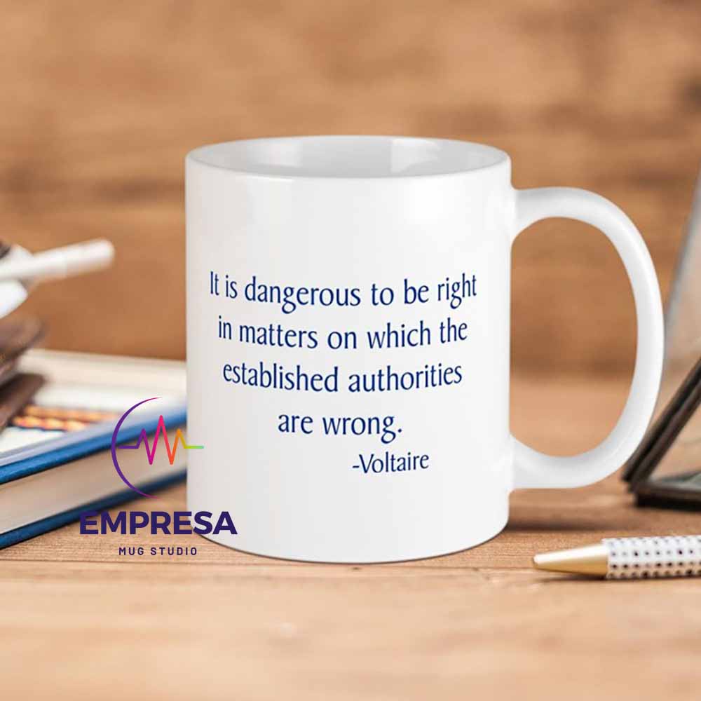 Jual Voltaire Quote Ceramics Coffee Mug | Shopee Indonesia