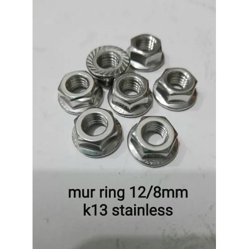 Jual Mur ring stainless 12 k13 | Shopee Indonesia
