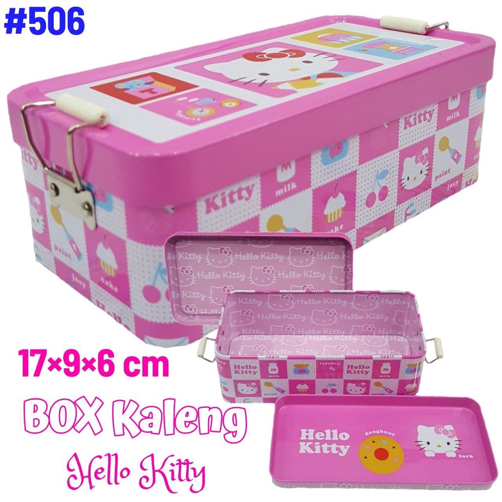 Jual Box kaleng Hello Kitty / Tempat Kaleng Bok Hello Kitty / Celengan ...