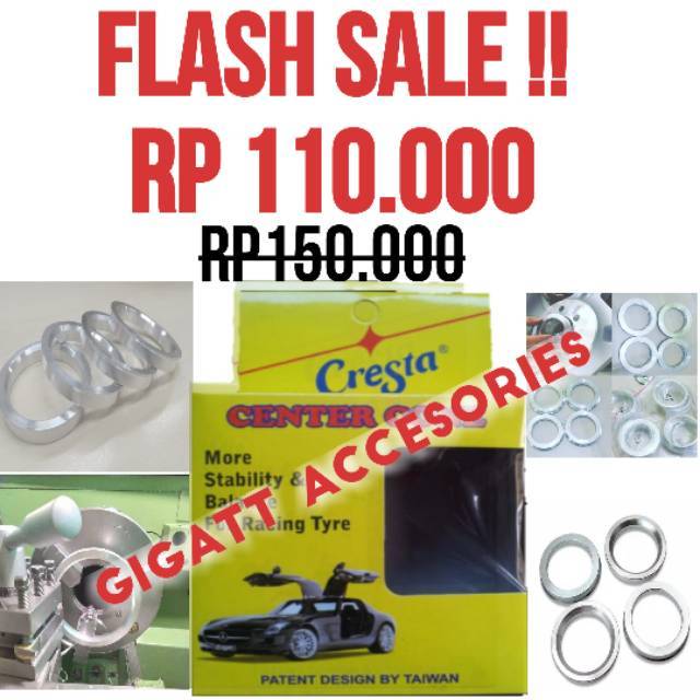 Jual Center ring velg mobil (semua jenis mobil ukuran kecil - sedang ...