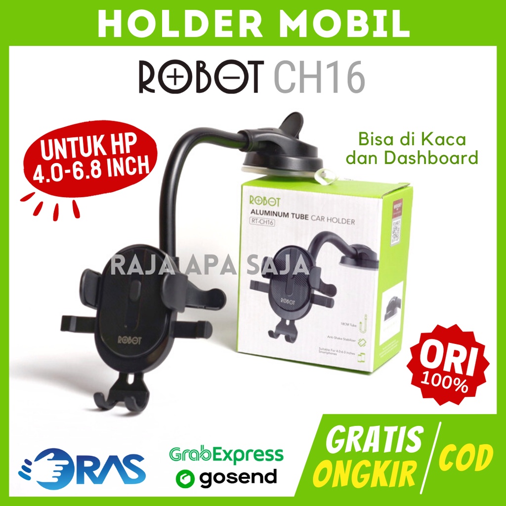 Jual Holder HP Mobil Robot untuk di Dashboard Kaca Dudukan Senderan ...