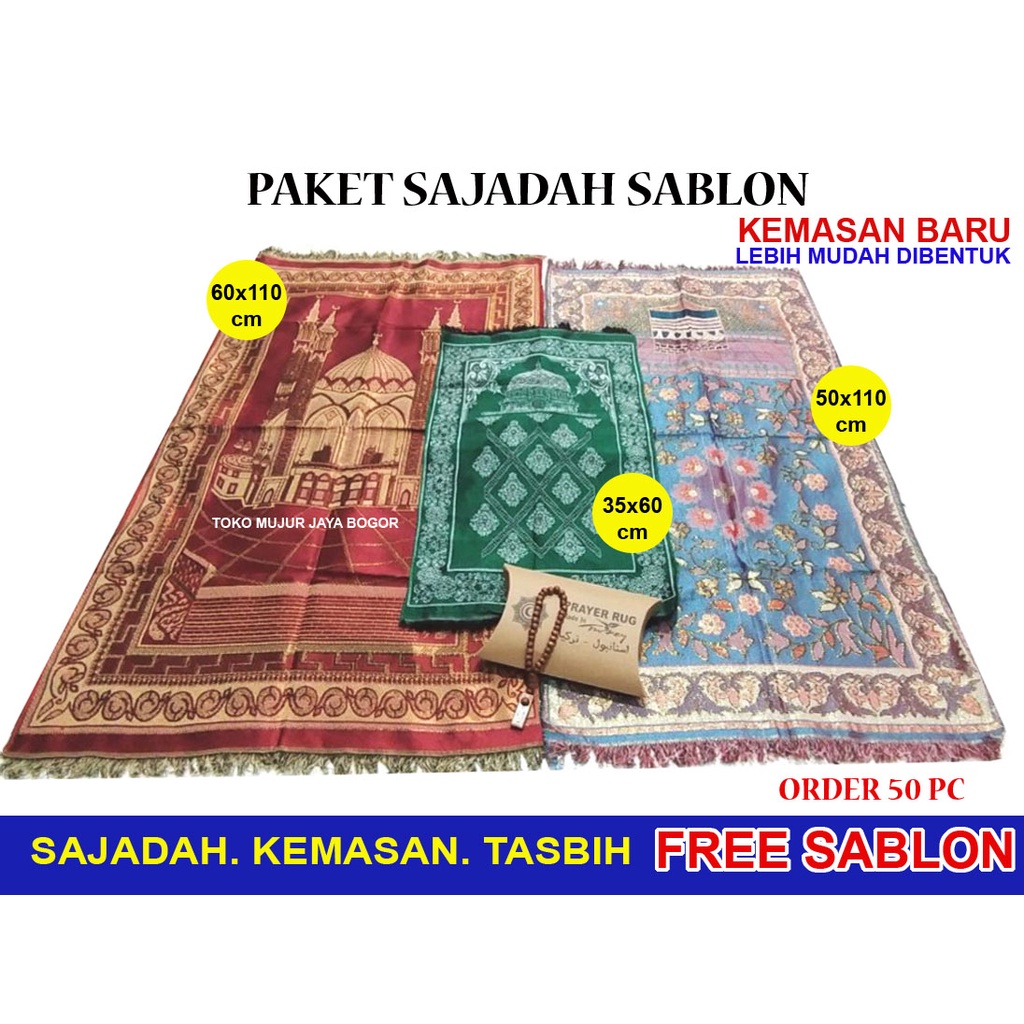 Jual Promo Paket Sablon Sajadah Box | Shopee Indonesia
