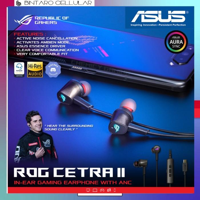 Jual Asus Rog Cetra - In-Ear Gaming Earphone / Headset Rog Phone Cetra ...