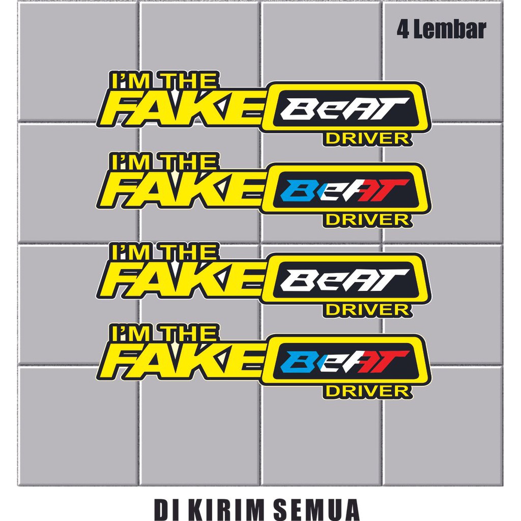 Jual v5 STICKER THAILOOK FAKE BEAT ISI 4 rb | Shopee Indonesia