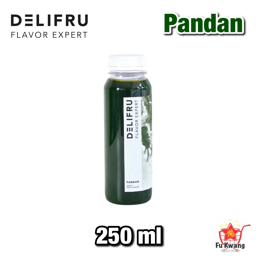 Jual Syrup Pandan Delifru 250 ml - Sirup Daun Pandan Premium Syrup ...