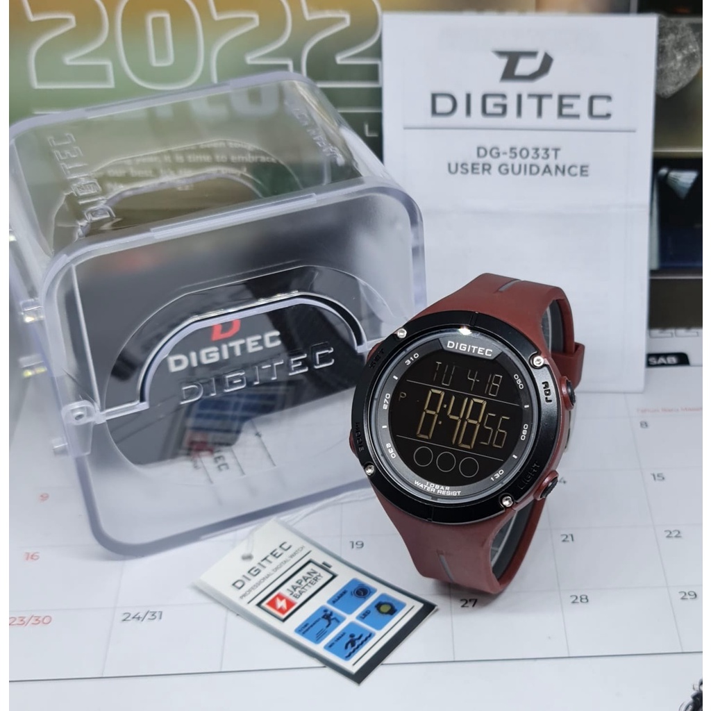 Jual Jam Tangan Pria DIGITEC DG-5033T / DG5033 / DG 5033 Original ...