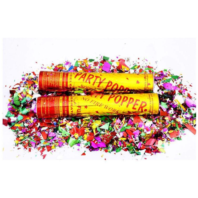 Jual PARTY POPPER CONFETTY uk.40cm tembakan kejutan surprise pesta ...