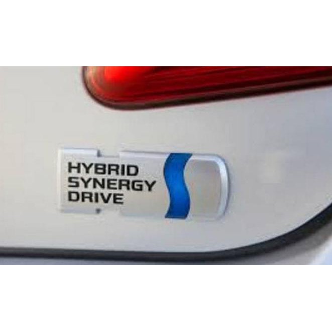 Jual Logo Emblem Hybrid Synergy Drivel / Emblem Tempel Hybrid Model D ...