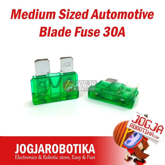 Jual Medium Sized Automotive Blade Fuse 30A | Shopee Indonesia