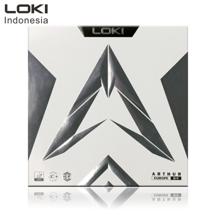 Jual LOKI ARTHUR EUROPE DIAMOND Rubber Pingpong - BLACK - Table Tennis ...