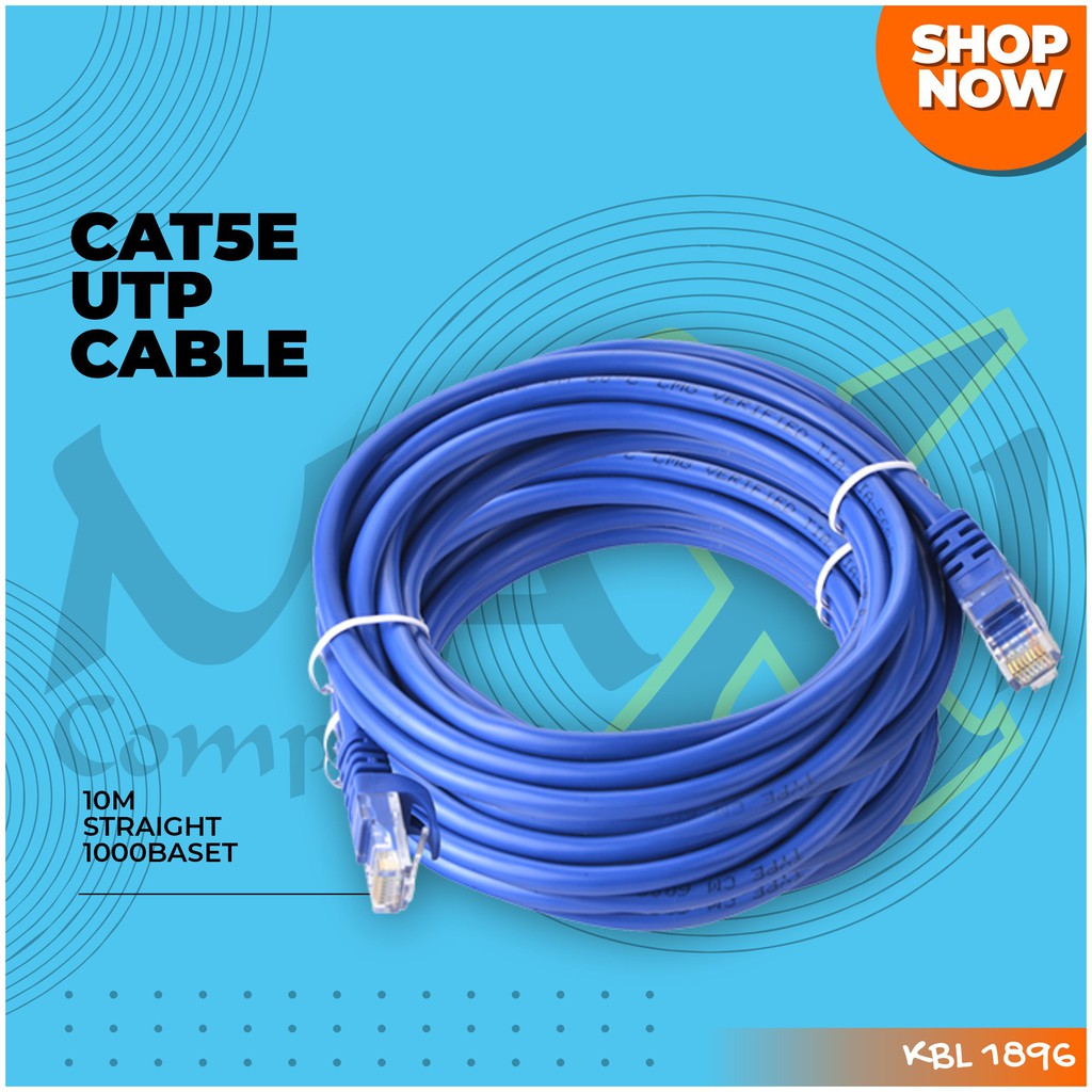 Jual Kabel Lan 5 Meter Cat 5e RJ45 Ethernet Cable | Shopee Indonesia