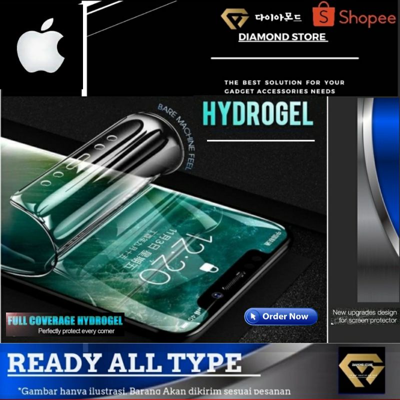 Jual IPHONE HIDROGEL ANTI GORES SCREEN PROTECTOR HYDROGEL IPHONE 5S 6 7 8 6+ 7+ 8+ SE 2020 X XS ...