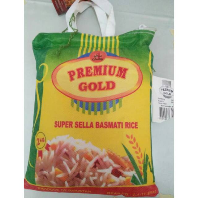 Jual Beras Basmati Premium Gold 2 Kg | Shopee Indonesia