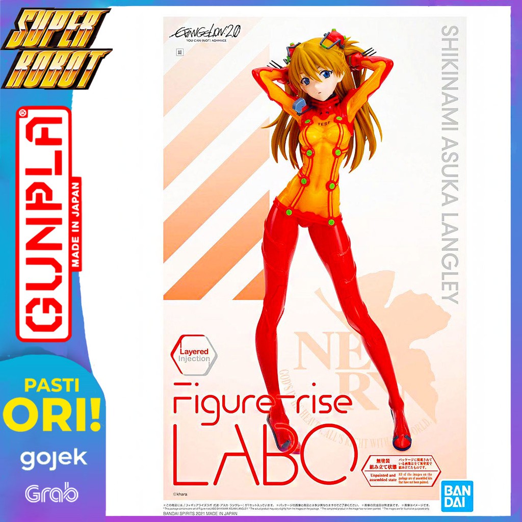 Jual BANDAI Figure Rise LABO Asuka Langley Shikinami Soryu - Evangelion ...