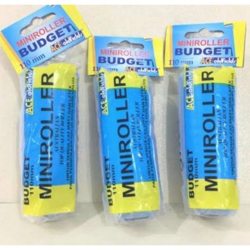 Jual Refill kuas rol mini ace kecil Budget biru kecil,isi kuas rol mini ...