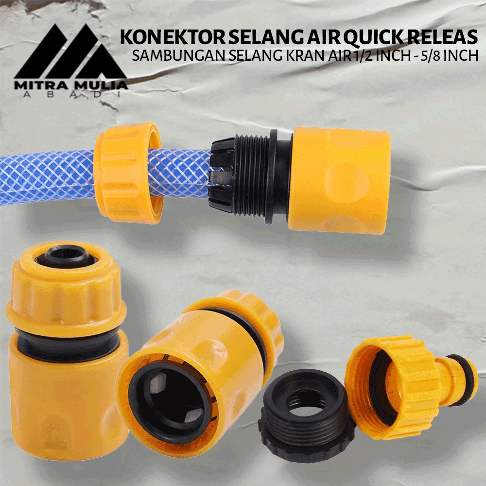 Jual Sambungan Selang Kran Air 1/2 Inch - 5/8 Inch I Konektor Selang ...