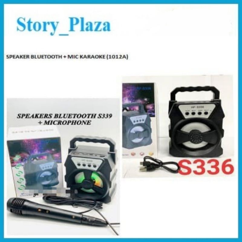 Jual Mic Speaker Karaoke Bluetooth Wirelles Portable Hf S339 / Speaker ...
