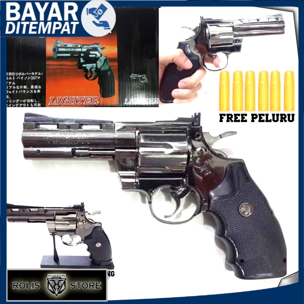 Jual KOREK API PISTOL 1:1 PYTHON 357 | Shopee Indonesia