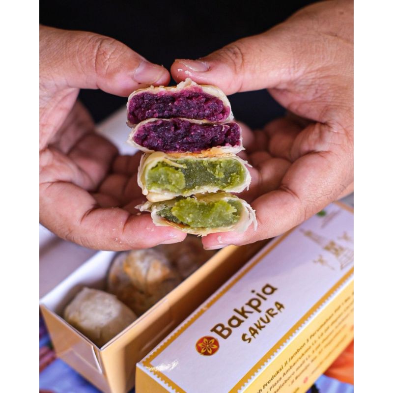 Jual Bakpia Sakura Bakpia Pathok Jogja Isi 6 Oleh Oleh Khas Jogja | Shopee Indonesia