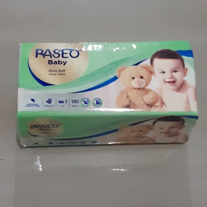Jual Paseo Baby Tissue Pure Soft 130s Tissu 3ply isi 130 Lembar ...