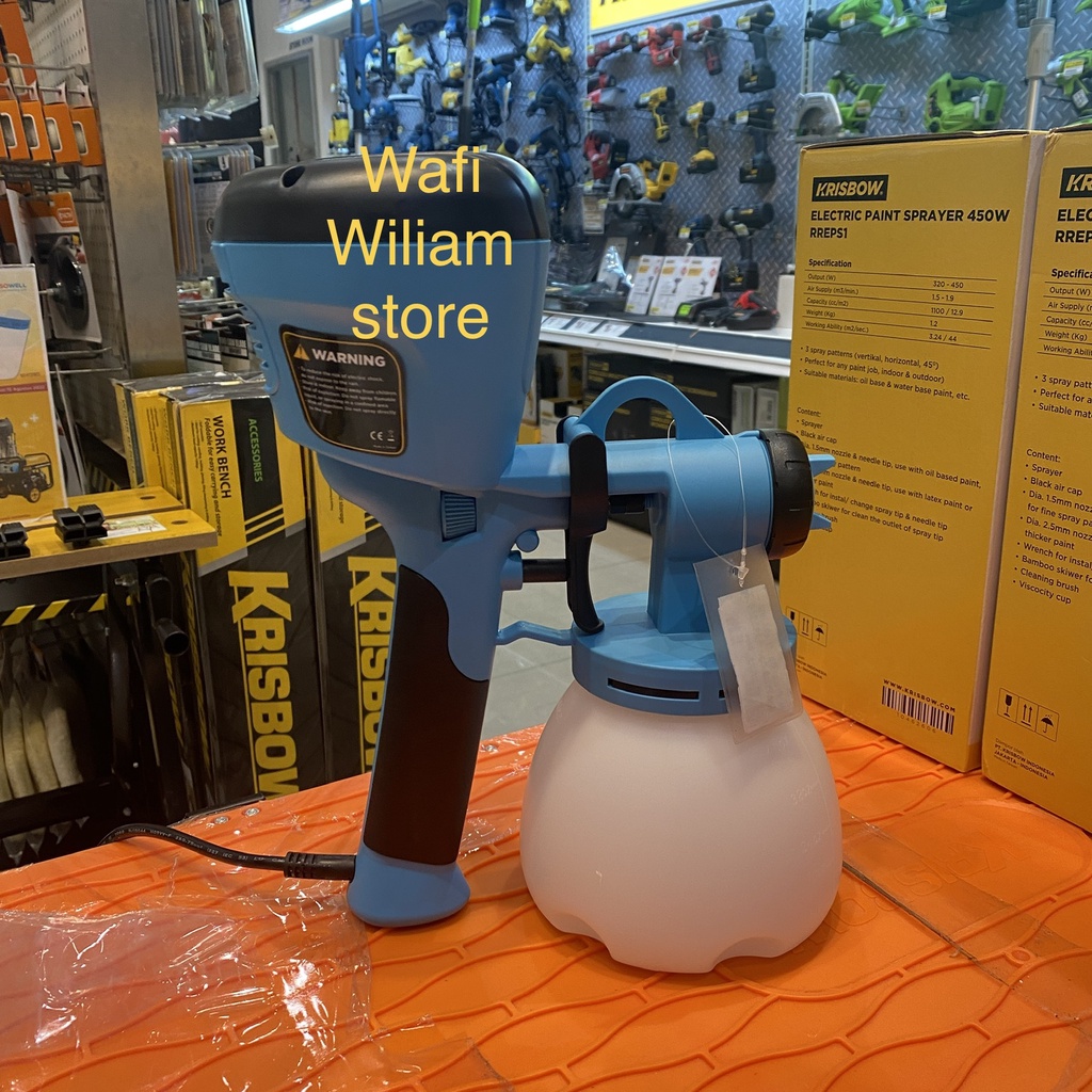 Jual Krisbow Spray Gun Elektrik Cordless Portable SEMPROTAN CAT LISTRIK ...