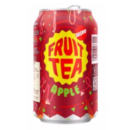 Jual Fruit Tea Can / Kaleng Apel 318 ml 1 Dus (isi 24 pcs) | Shopee ...