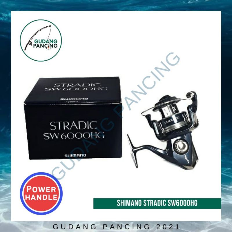 Jual Reel Pancing Shimano Stradic SW6000HG - Power handle | Shopee Indonesia