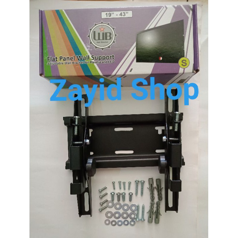 Jual BRACKET TV LED dan LCD 14 inchi sampai 43 inchi Lengkap dengan ...