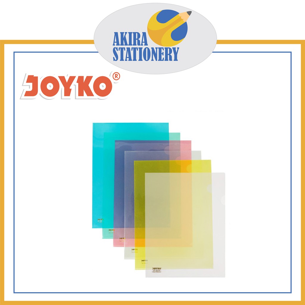Jual Map L Bening Transparan JOYKO CS 10 - A4 / Stopmap Plastik CS 2335 ...