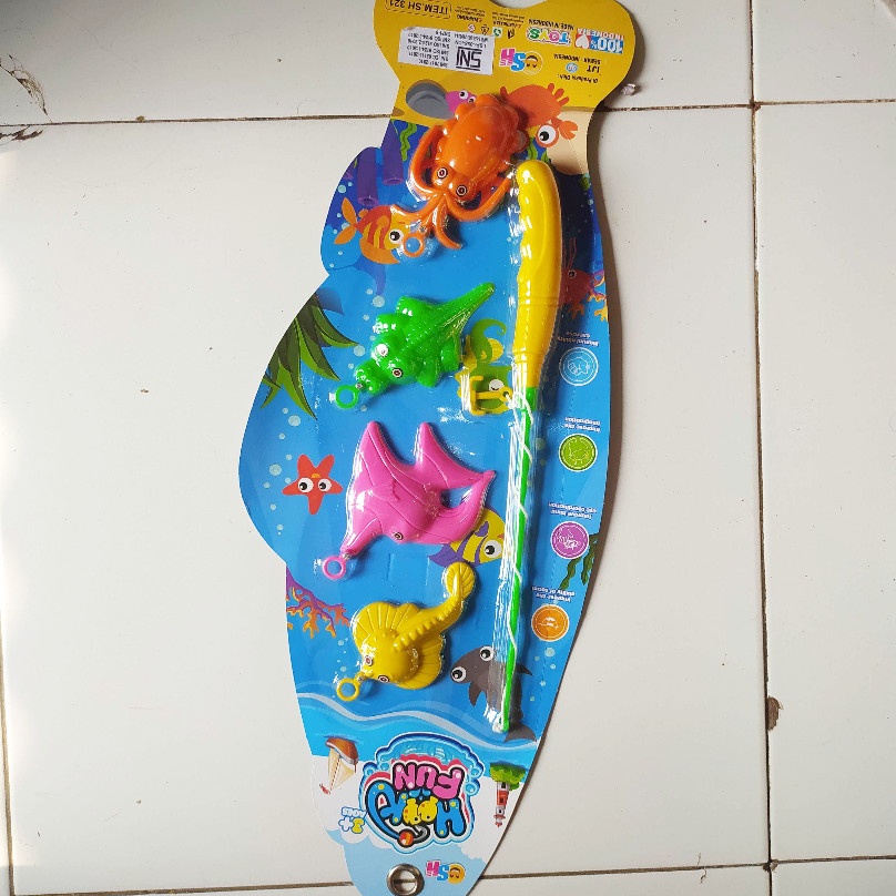 Jual Mainan Pancingan Magnet Set Fishing Memancing Mania Ikan Nemo ...