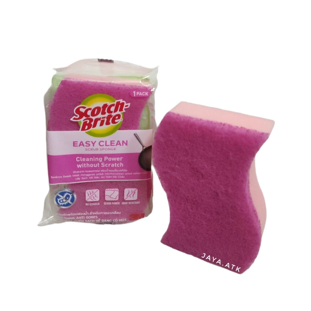 Jual SPONS SABUT CUCI PRING TEFLON SCOTCH BRITE LAM-STD ANTI GORES ...